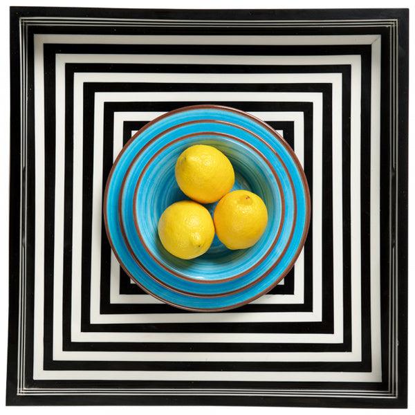 Melamine plate SAINT TROPEZ model Mario Luca Giusti collection, Color ...